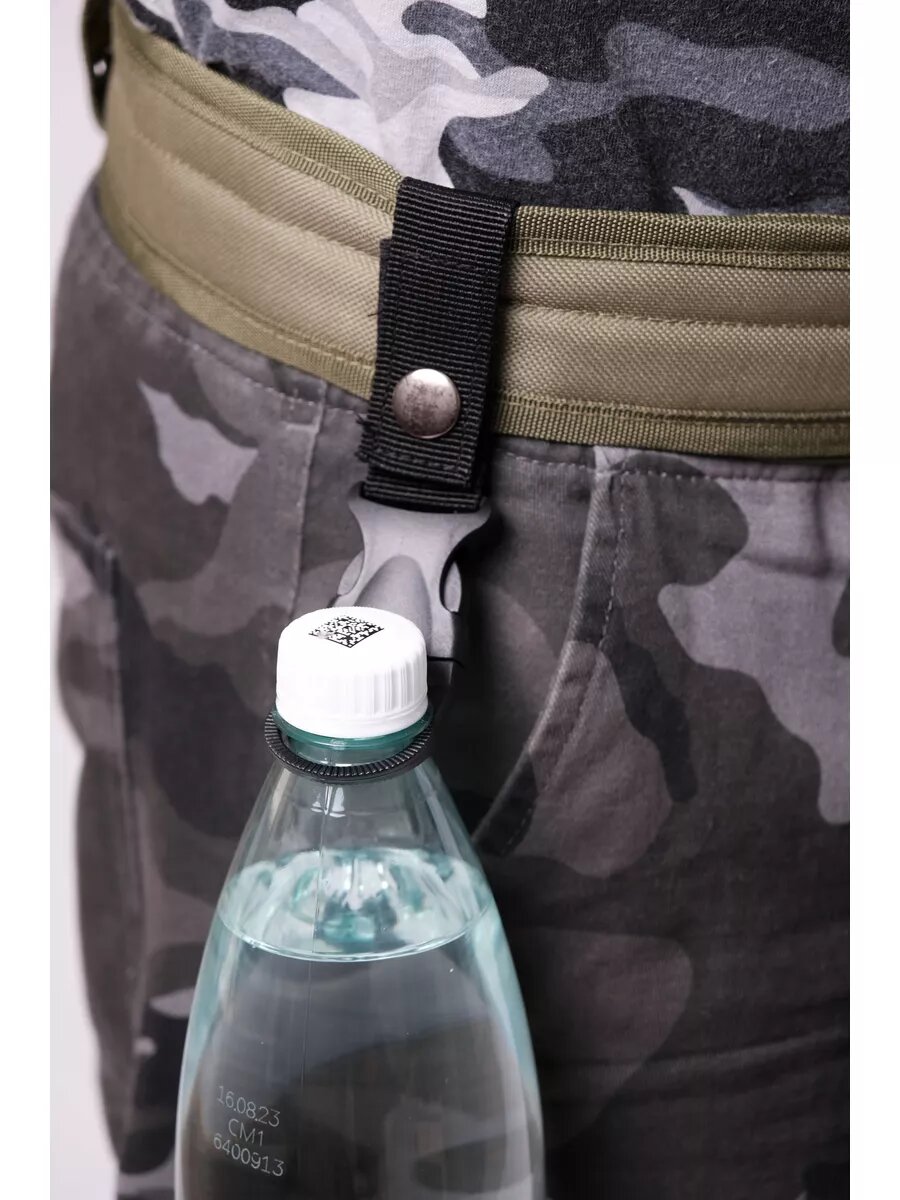 Карабин держатель для бутылки