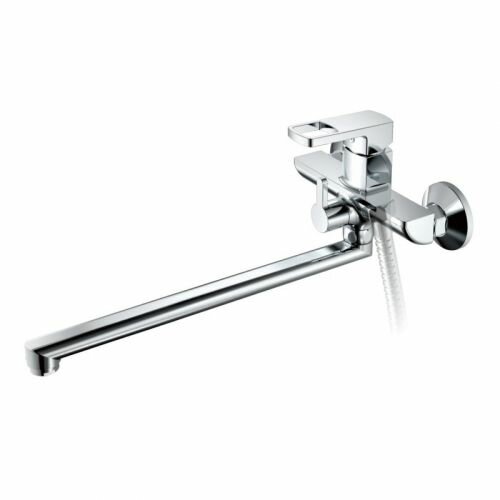 Смеситель для ванны Haiba HB22176, длинный излив, латунь, хром