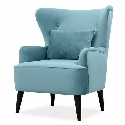 Кресло для отдыха Оттавия Бирюзовое Велюр, 79х74х93 см