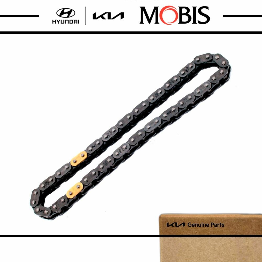 Цепь ГРМ для Hyundai Elantra (XD HD) 2000-2011, I30 I 2007-2012, Trajet I 1999-2008, Tucson 2004-2010; KIA Carens I(RS) 2002-2006, Ceed I 2006-2012, Cerato I 2003-2009, Sportage II 2004-2010 / арт. 2432123770 / бренд MOBIS