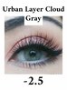 Цветные линзы Cloud Gray -2.5