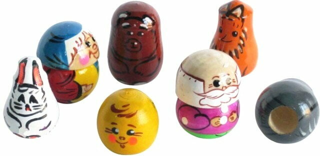 Пальчиковый театр "Колобок" 7шт. (РНИ)