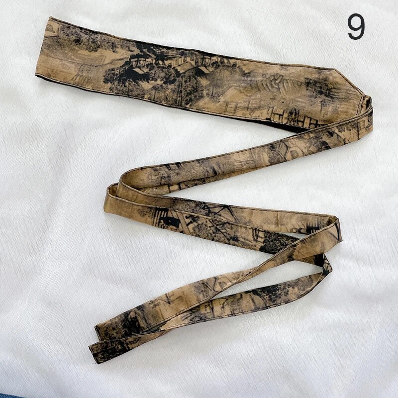 Женский атласный пояс Оби 9