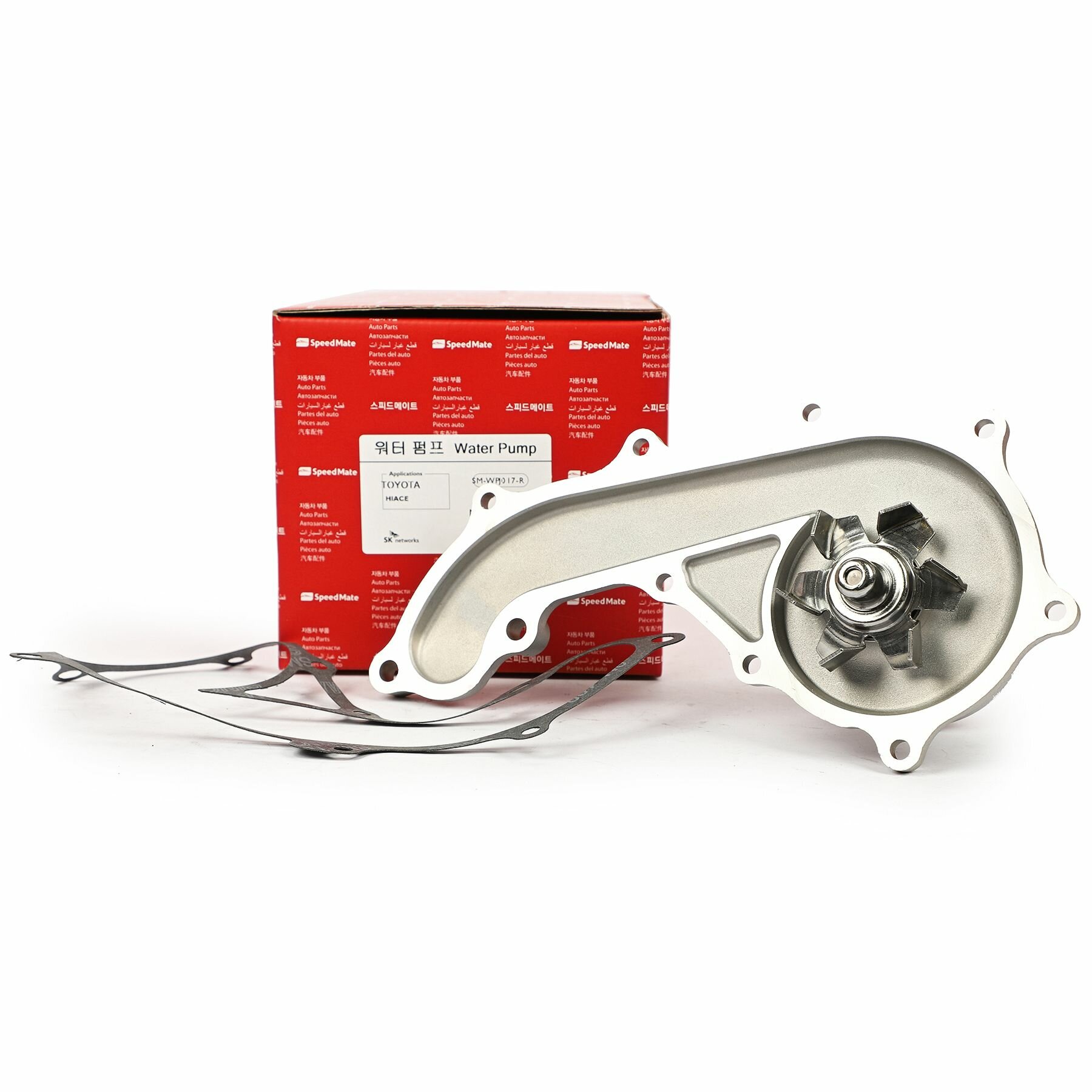 SPEEDMATE Насос системы охлаждения (помпа) TOYOTA LC Prado (J90, J120, J150), Hilux VI, VII SM-WPJ017