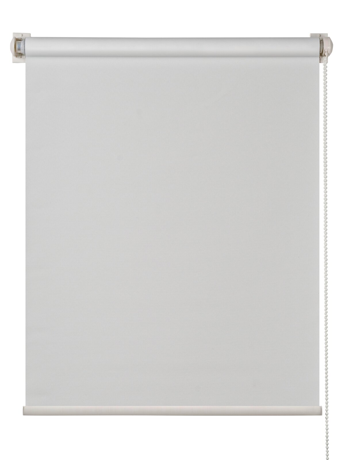 Рулонная штора ПраймДекор, 100% светонепроницаемость, крепление без сверления, белый, 48Х170