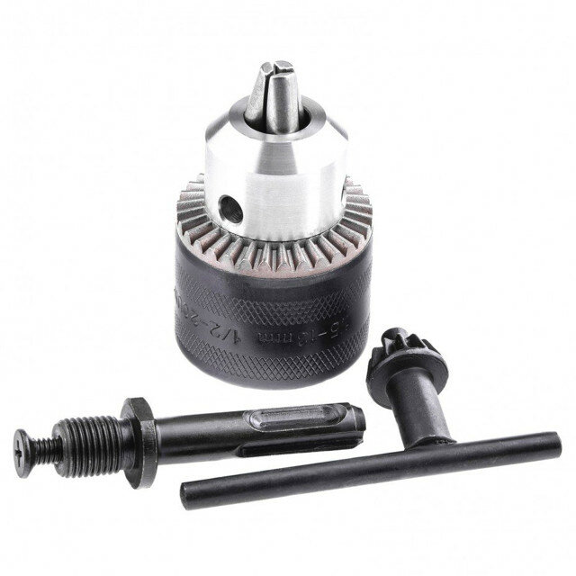 Спец ключевой патрон с адаптером SDS+ 1,5–13 мм и резьбой 1/2-20UNF для разных дрелей