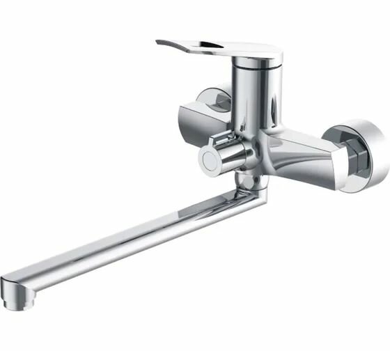 Смеситель для ванны с длинным изливом и переключателем хром HB22595 HAIBA