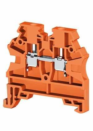 AVK2,5 RD (оранжевый), 304207RP Клеммник на DIN-рейку 2,5мм. кв.