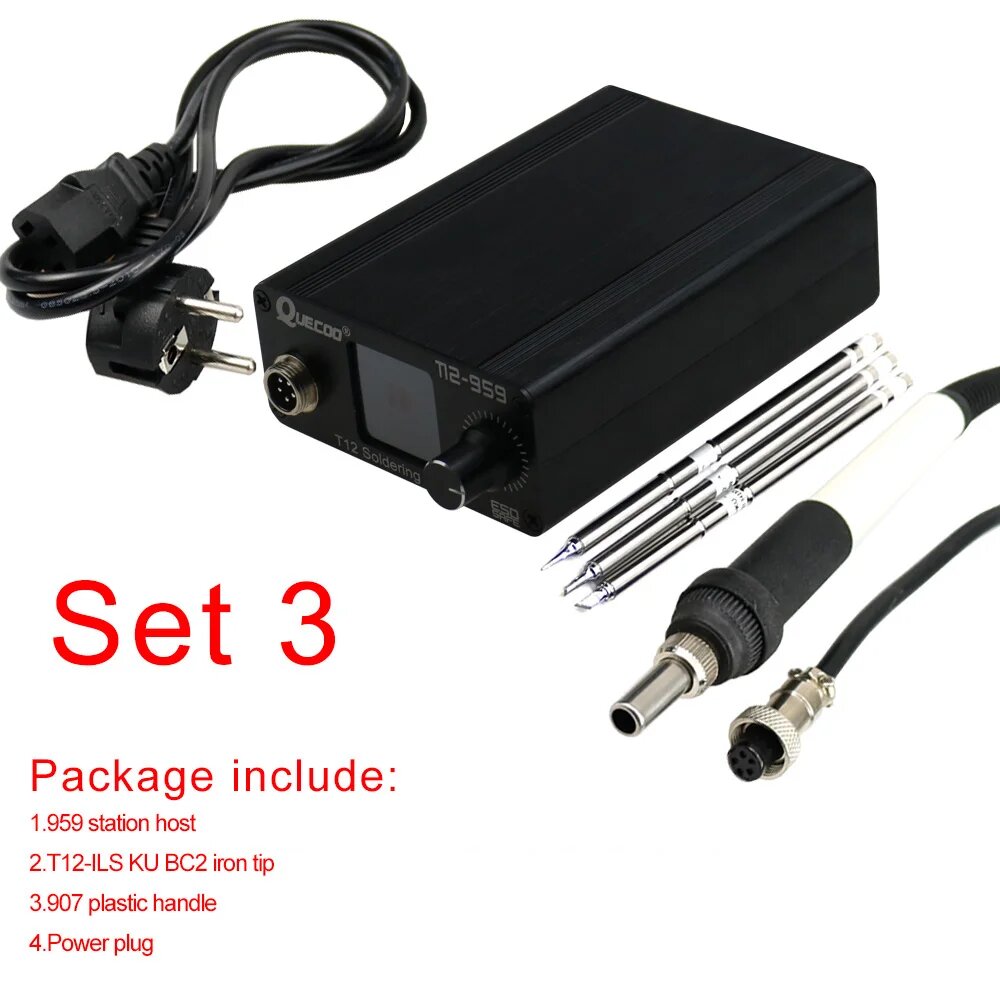 Паяльная станция QUECOO T12-959 SET3