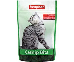 Beaphar catnip bits подушечки для кошек катнип битс с кошачьей мятой 35г 12623