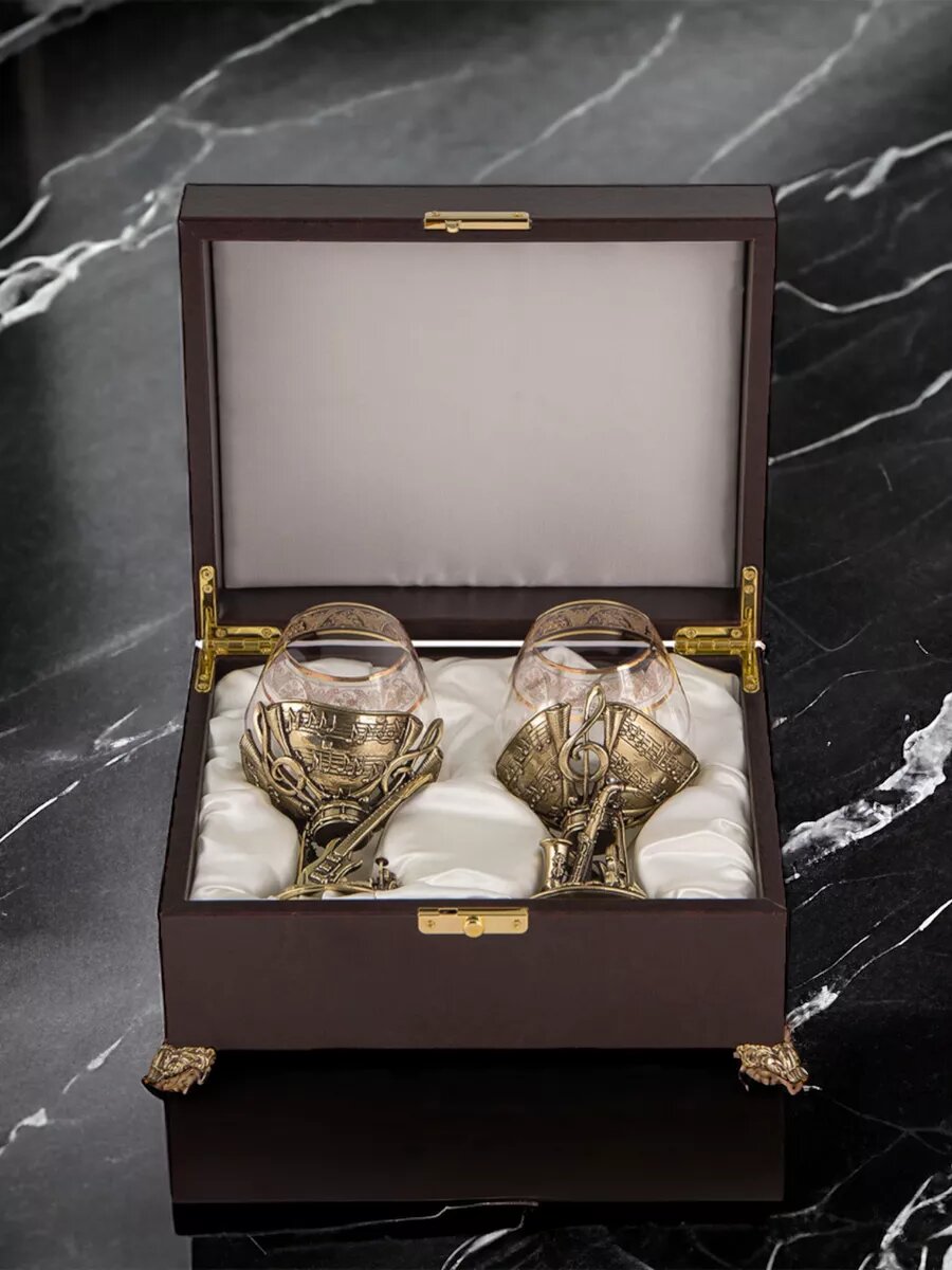 Набор бокалов для бренди "Музыкальный"