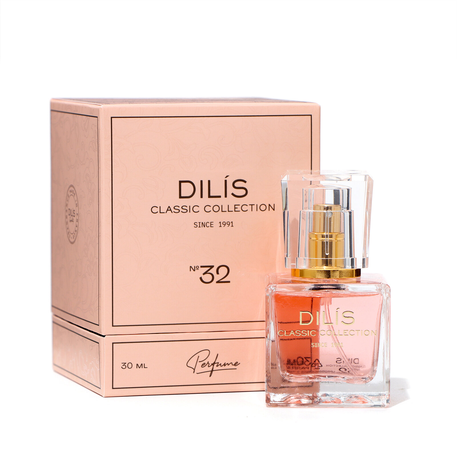 Dilis Classic Collection 32 Духи экстра для женщин №32 цветочные 80.0% (parfum), спрей 30 мл в футляре