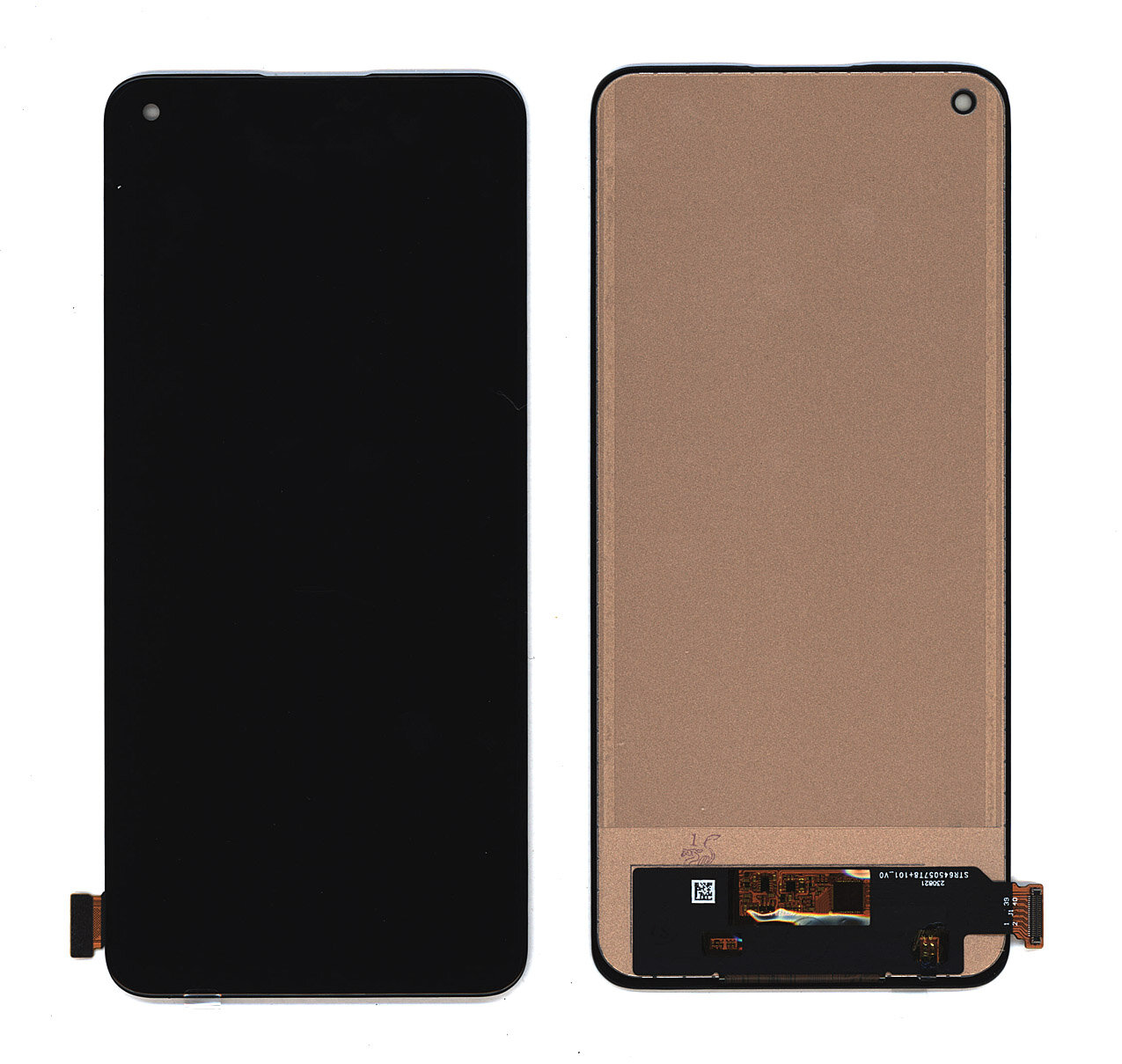 Дисплей (модуль) для OnePlus 8T, OnePlus 9R, Realme X7 Pro (RMX2121) TFT черный