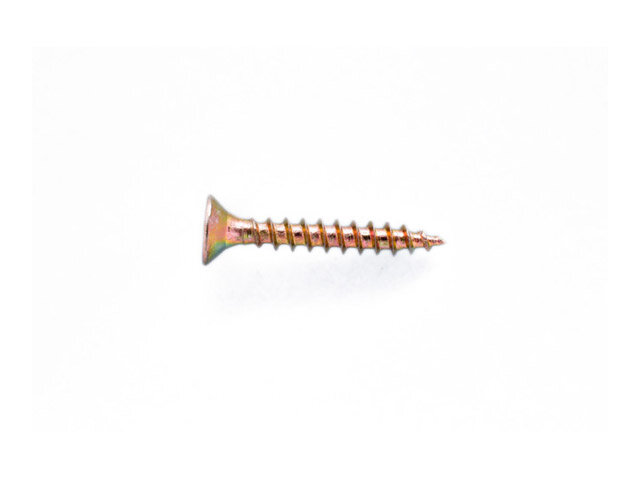 Саморез универсальный 4,5х40 мм желтый потайная головка 40 шт крепеж для дерева и металла