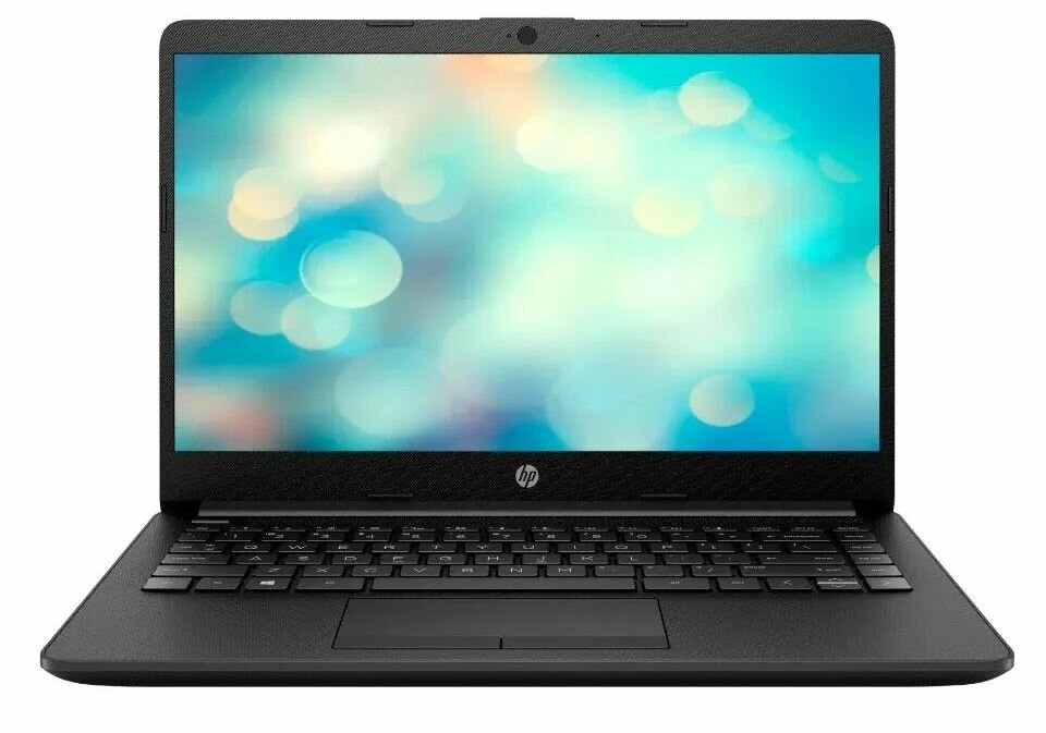 14" Ноутбук HP Laptop 14-CF2003UR (22Z36EA) черный - 1920x1080, IPS, Intel Pentium Gold 6405U, ядра: 2 x 2,4 ГГц, 8 ГБ, SSD 256 ГБ, Intel UHD Graphics, Windows 10 Pro