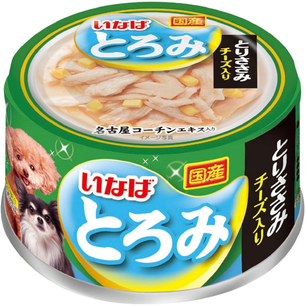 Влажный корм для собак Inaba Toromi Куриное филе курицы с сыром в бульоне 80г*6шт