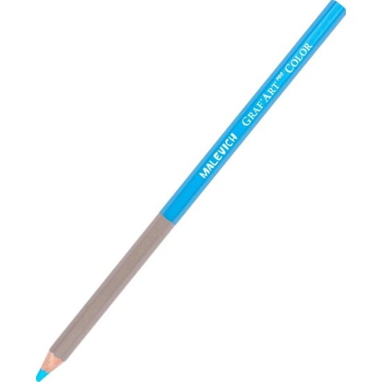 Карандаш цветной Малевичъ GrafArt PRO, голубой светлый 140, 6 шт.