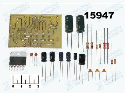 Радиоконструктор усилитель УНЧ 2*10 Вт (TDA2009A) для компьютера