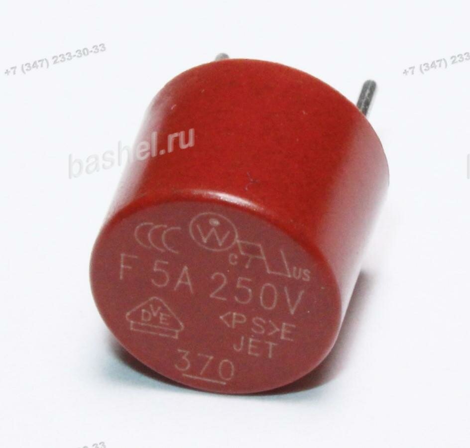 FUSE 5A 250V (TR5 370 Series), Предохранитель, Littelfuse, (быстродействующий)