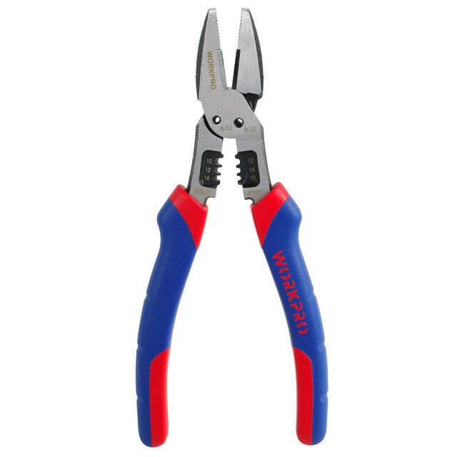 WORKPRO Плоскогубцы 200 мм мультифункциональные для сборки и ремонта инструментов