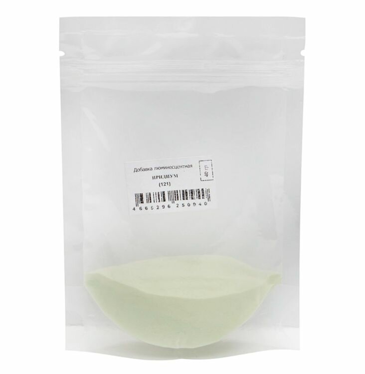 Добавка для затирки DIAMANT люминисцентная иридиум желто-зеленое свечение 40 г