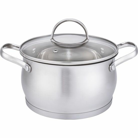 Кастрюля нерж. 18см 2,6 л WR-1083 Winner