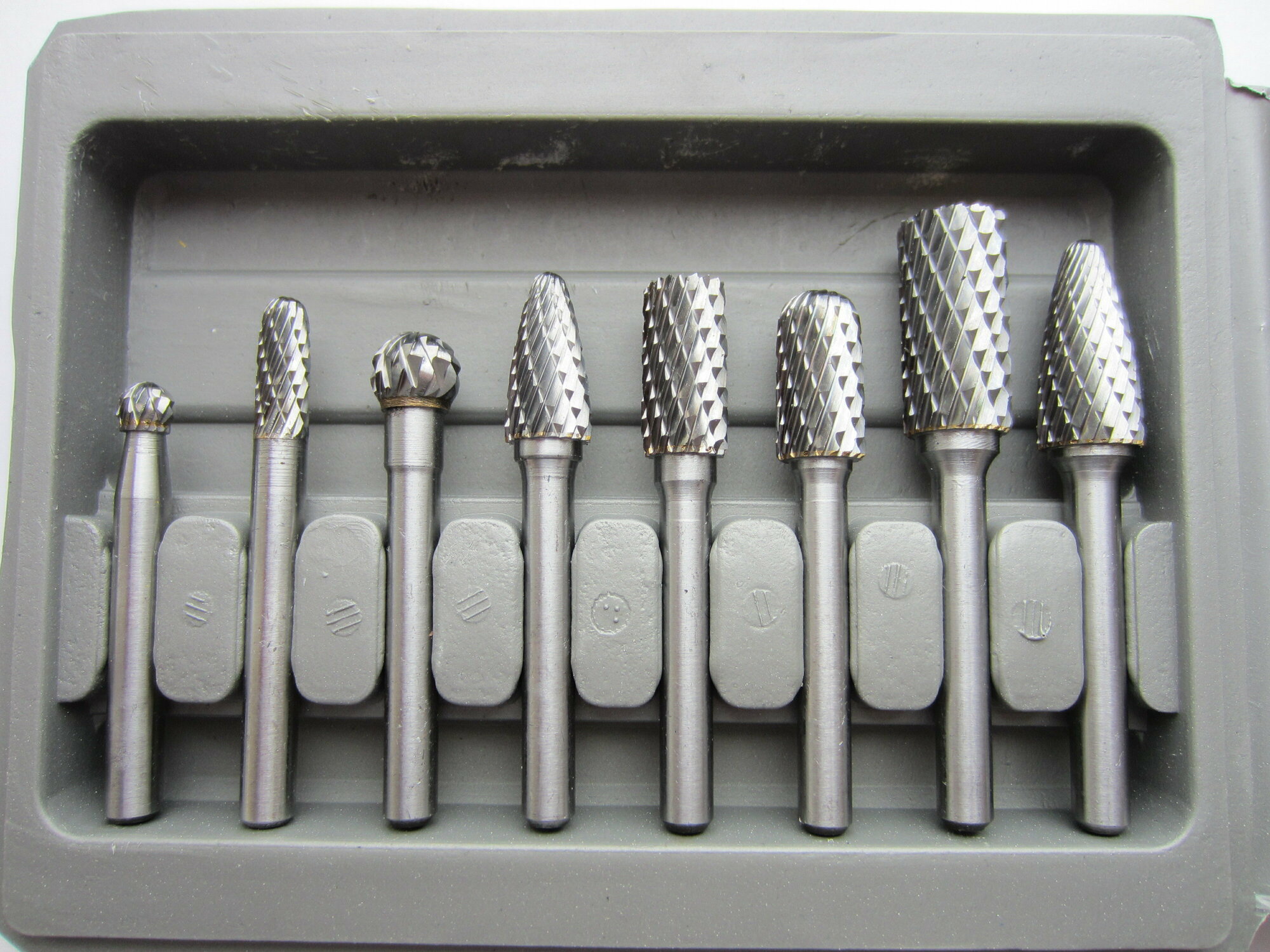 Набор шарошек для обработки металла