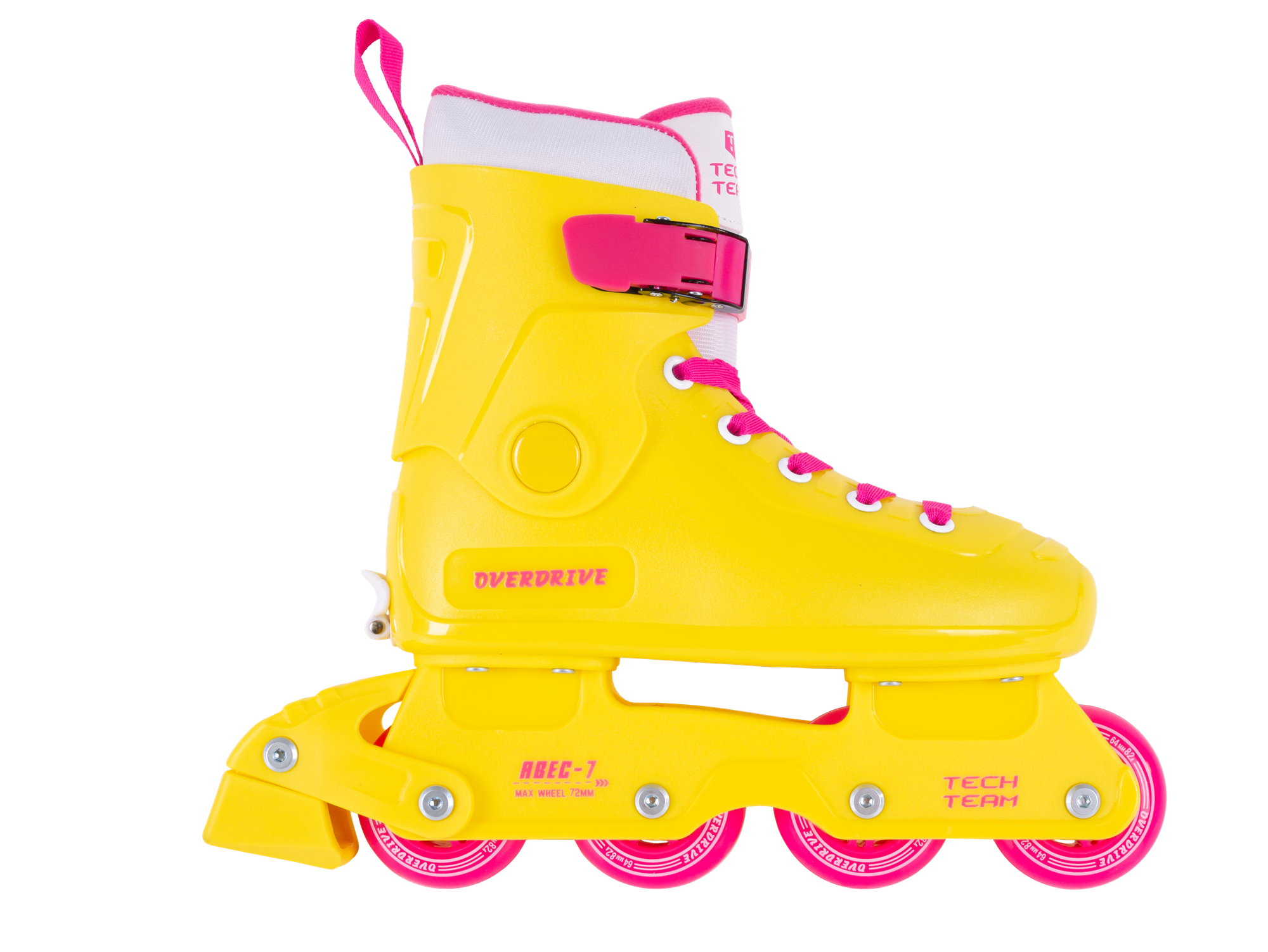 Роликовые коньки TechTeam Overdrive lime L(39-42)