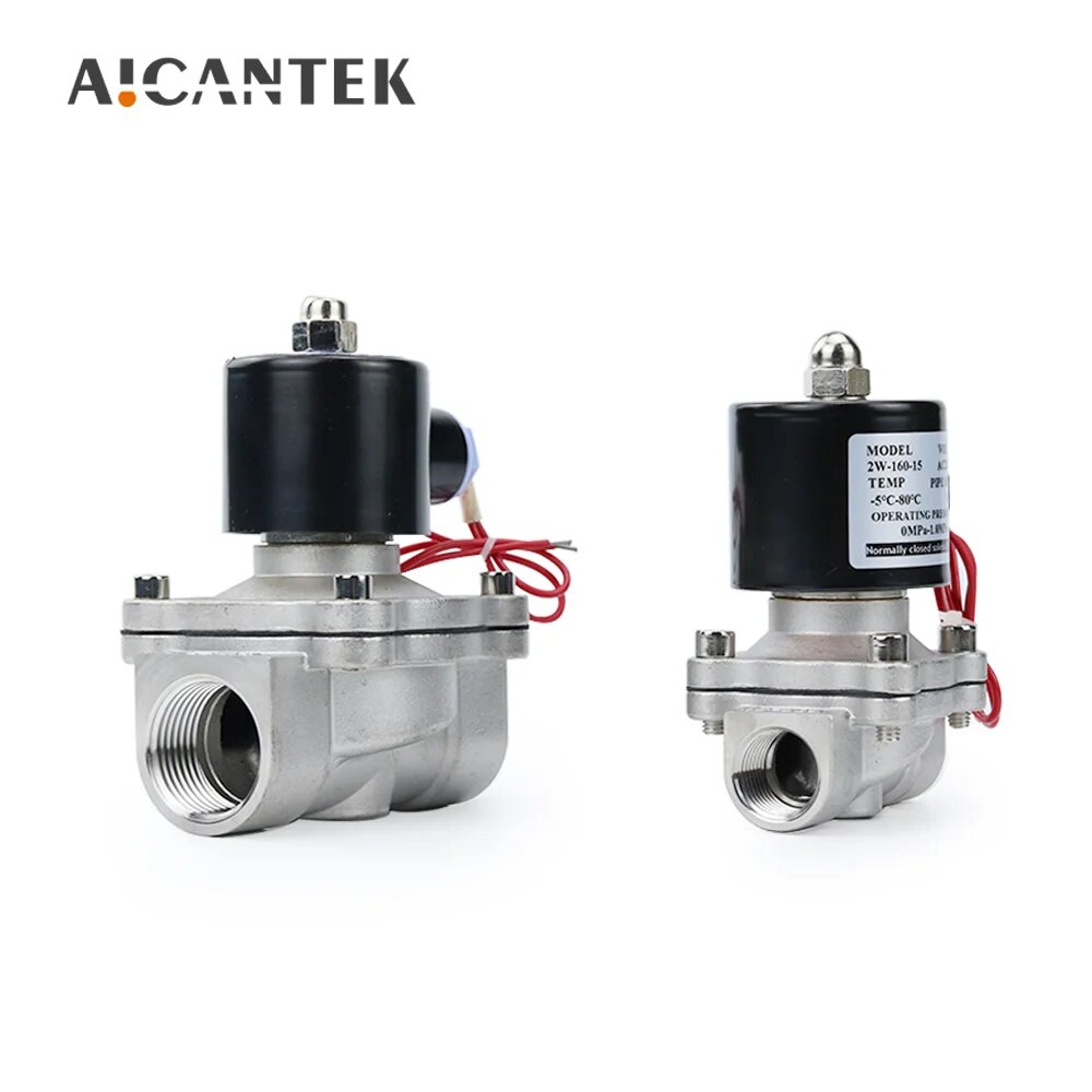 Электромагнитный клапан нержавеющая сталь DN15, 220V