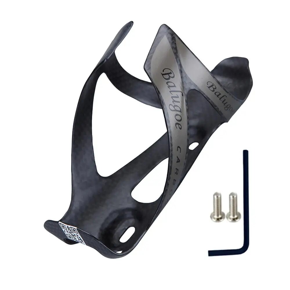 Держатель бутылки для воды BALUGOE из углеродного волокна Черный, BALUGOE Gray 1PCS