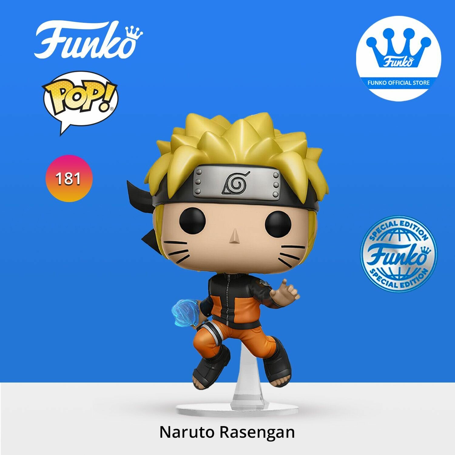 Фигурка Funko POP! Animation Naruto Shippuden Naruto Rasengan/ Фанко ПОП по мотивам аниме "Наруто"