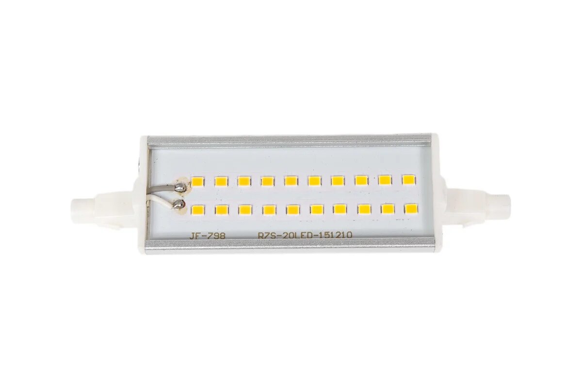 Ecola Projector Светодиодная лампа LED J7SW14ELC 14W R7s 2800K 220V алюминиевый радиатор 118x20x32