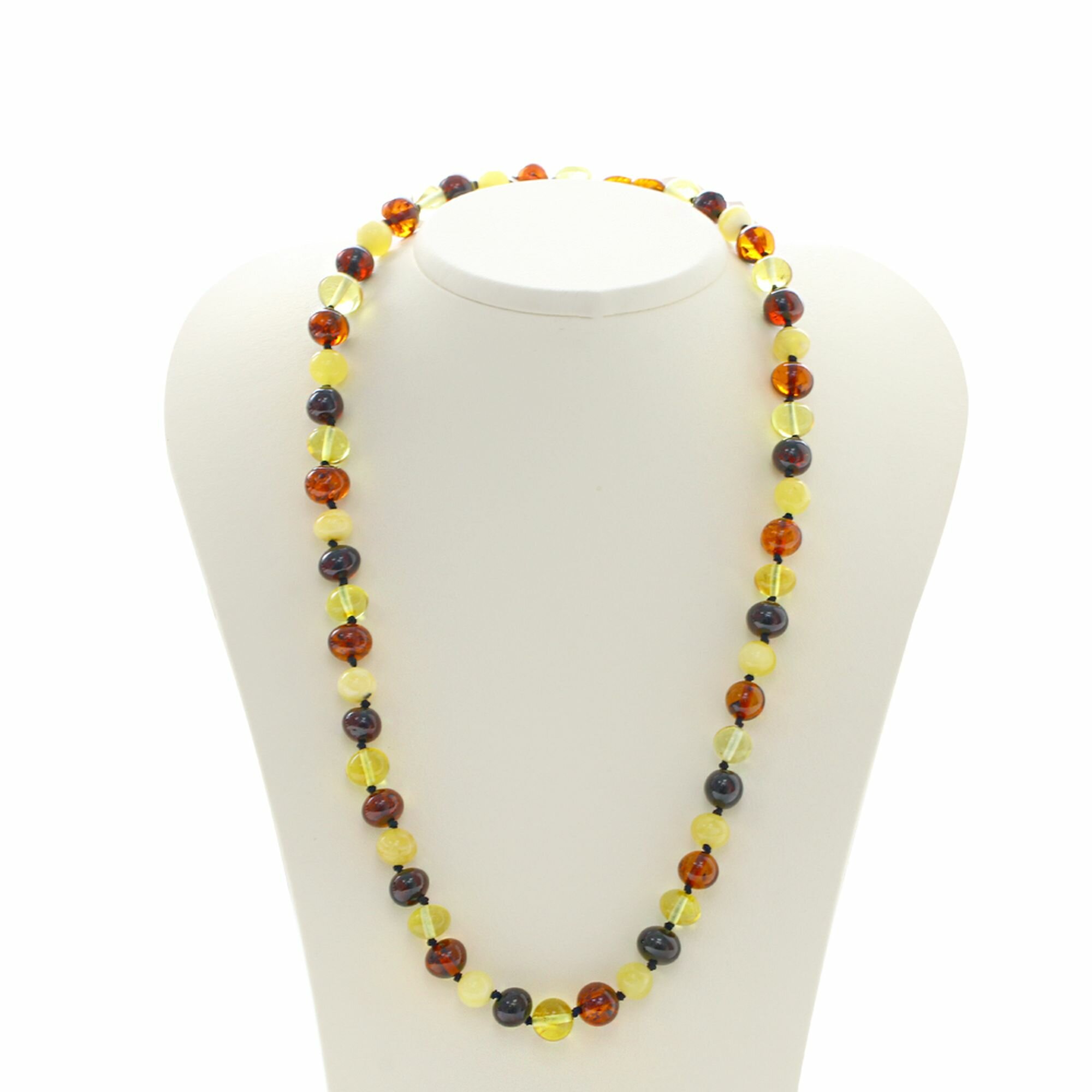 Бусы, янтарь