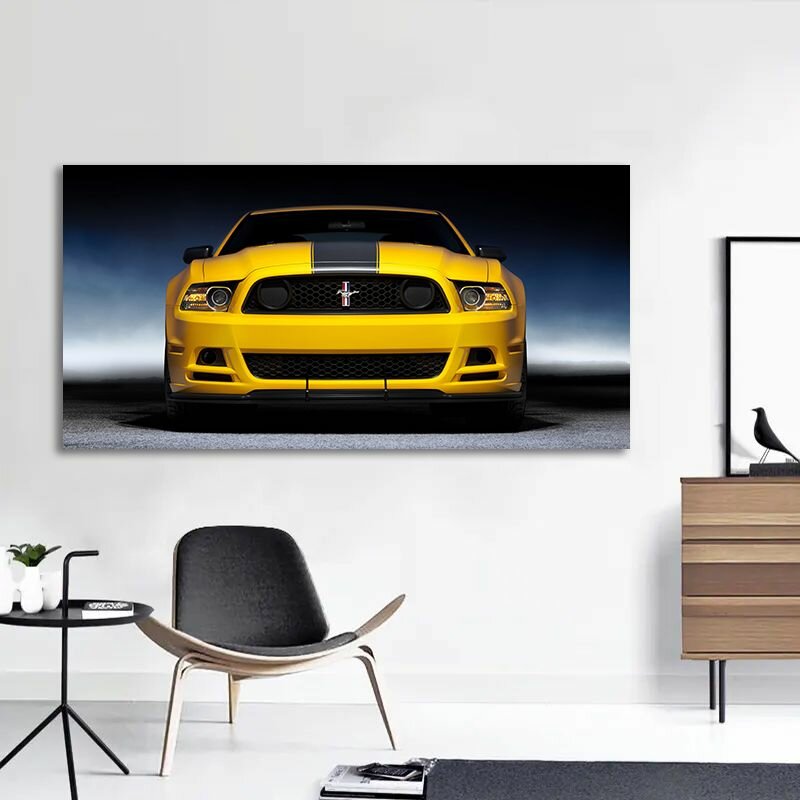 Картина "Стильные авто", холст, на подрамнике, в комплекте крепление и упаковка