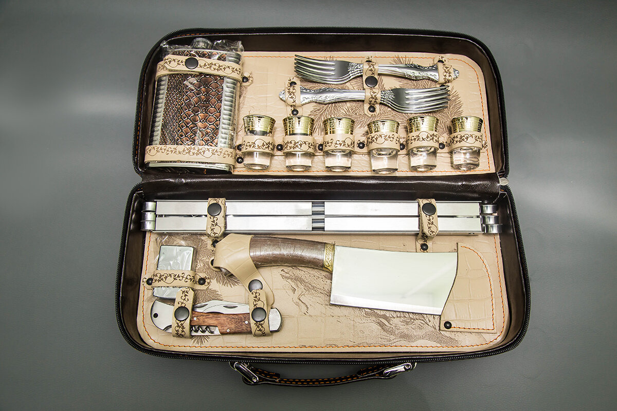 Шашлычный набор «Дачник №2.1 (рисованный)»