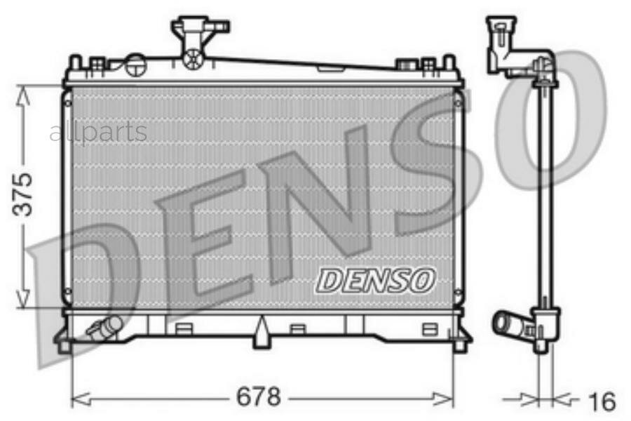 DENSO DRM44010 Радиатор [678x375]
