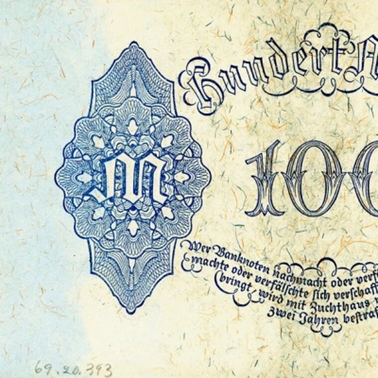 100 марок 1922 года Берлин, сувенирная копия, банкноты и купюры редкие коллекционные