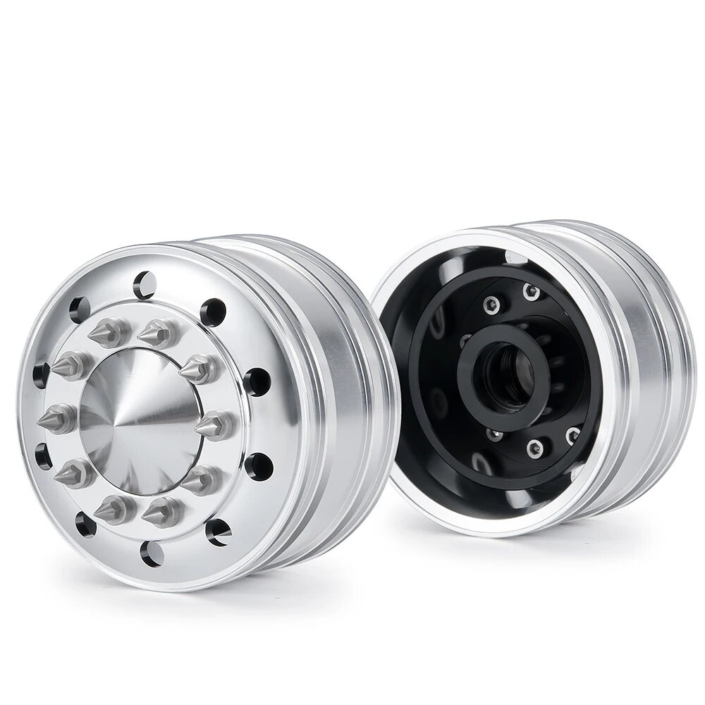 TRINOOD Алюминиевые диски ступицы переднего колеса 1/14 Tamiya Bearing-2PCS