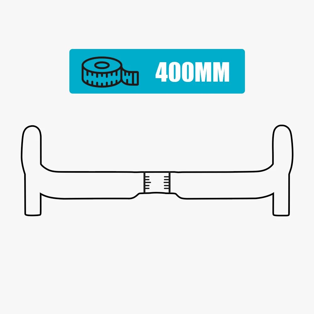 RYET UNNO карбоновый руль для шоссейных велосипедов 400/420/440 мм 400MM