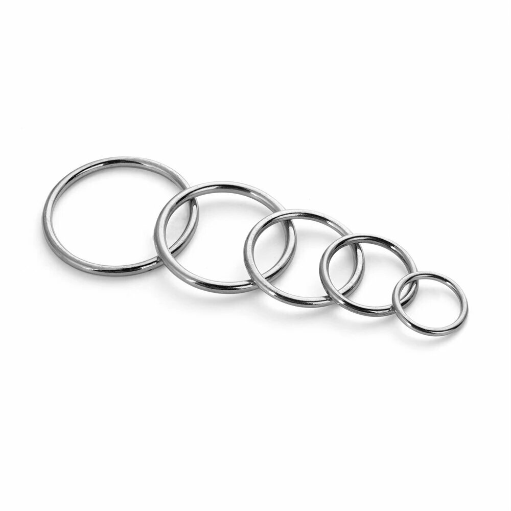 Пряжки металлические 30mm Silver, 10 шт.