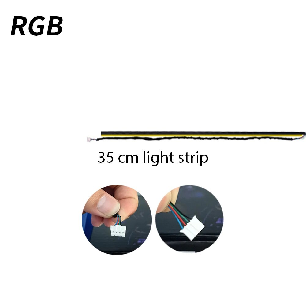 RGB светодиодная лента KALADA 35 см, 64 цвета