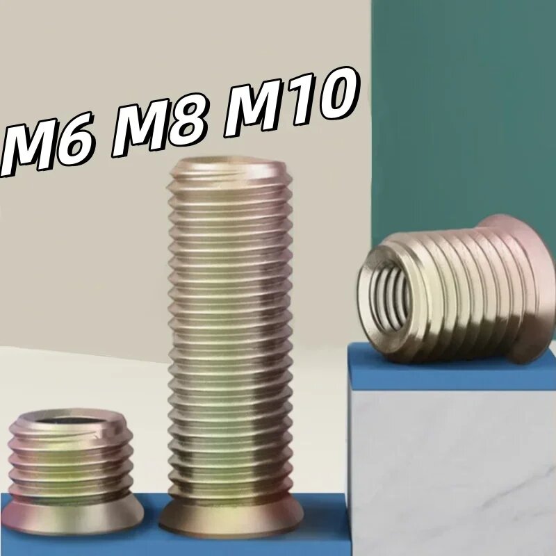 Вставные гайки M6 M8 M10 из углеродистой стали M8-10pcs, Length 15mm
