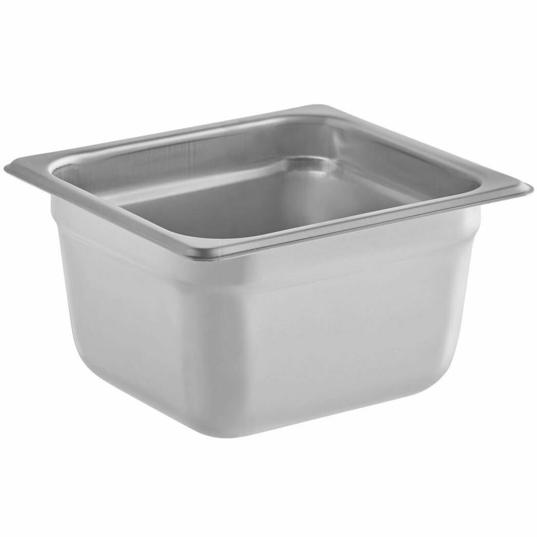 Гастроемкость 1/6-100 (17х16х10 см) нержавеющая сталь, Dali Group.