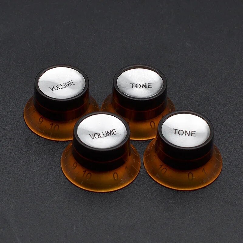 MAXCHEER Ручки регулятора громкости и тембра для электрогитары в стиле LP SG Coffee 2T2V