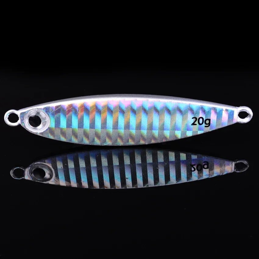 Shore Cast Metal Jig Spoon 7г 10г 15г 20г 30г 7g, D No hook