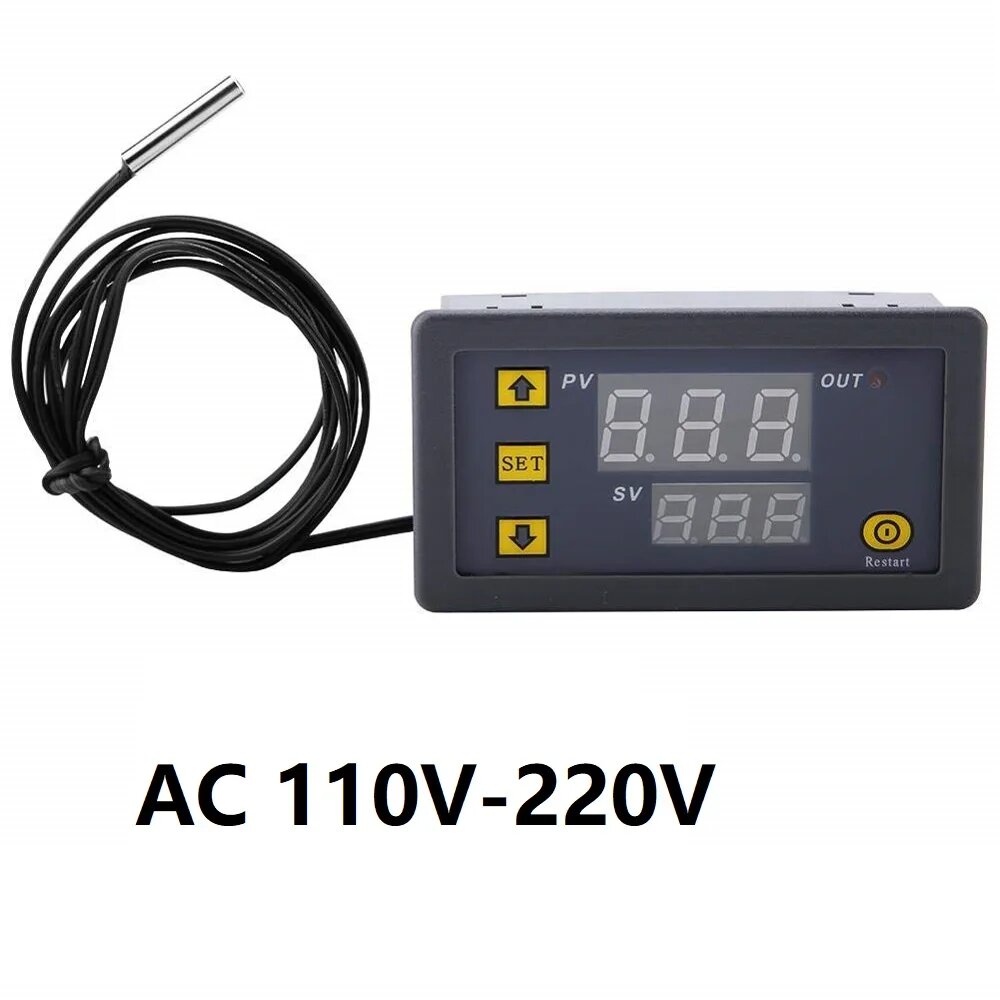 Цифровой терморегулятор ZUIDID W3230, 110-220V