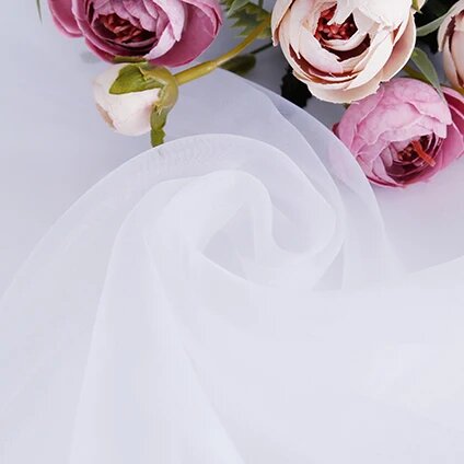 15-цветная прозрачная ткань из органзы, украшение для свадьбы, дня рождения, шитье своими руками, фантрик