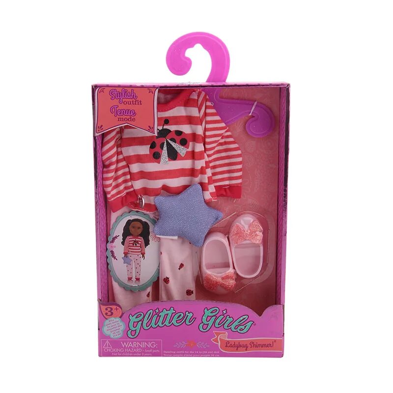 Комплект пижамы для кукол Glitter Girls, n138