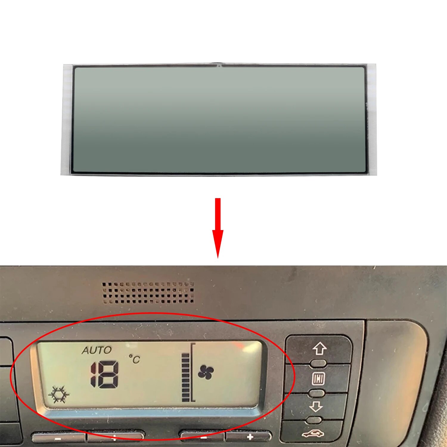 ЖК-дисплей Seat Leon Toledo ACC, цвет: 1pcs