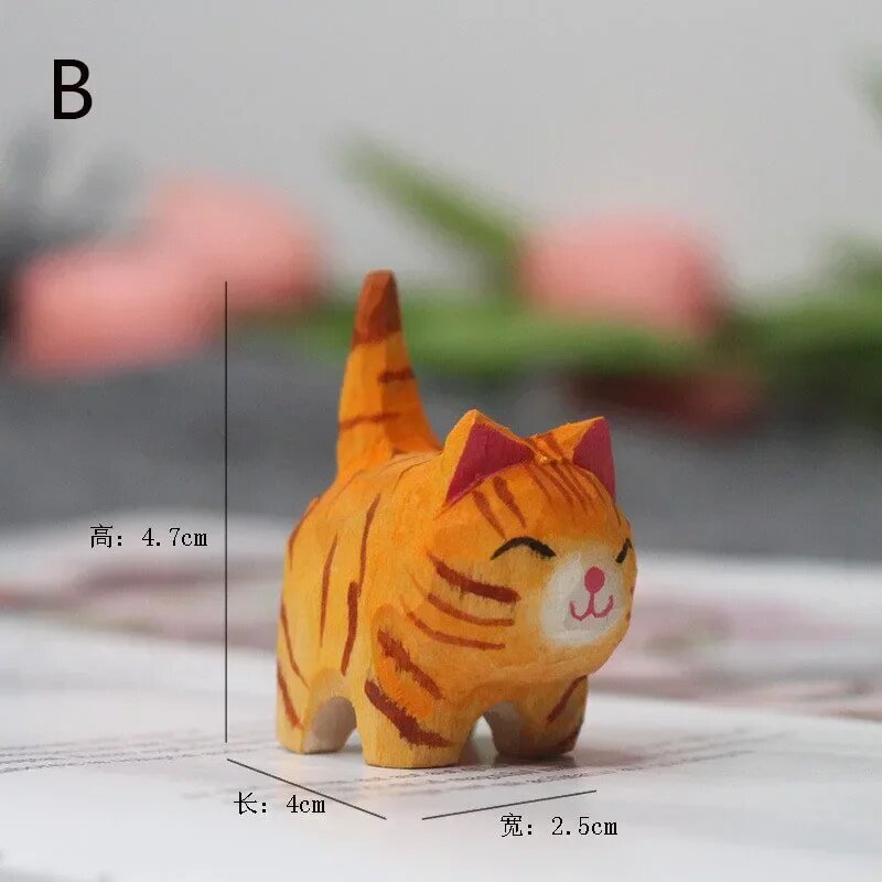 Деревянный котенок, цвет B